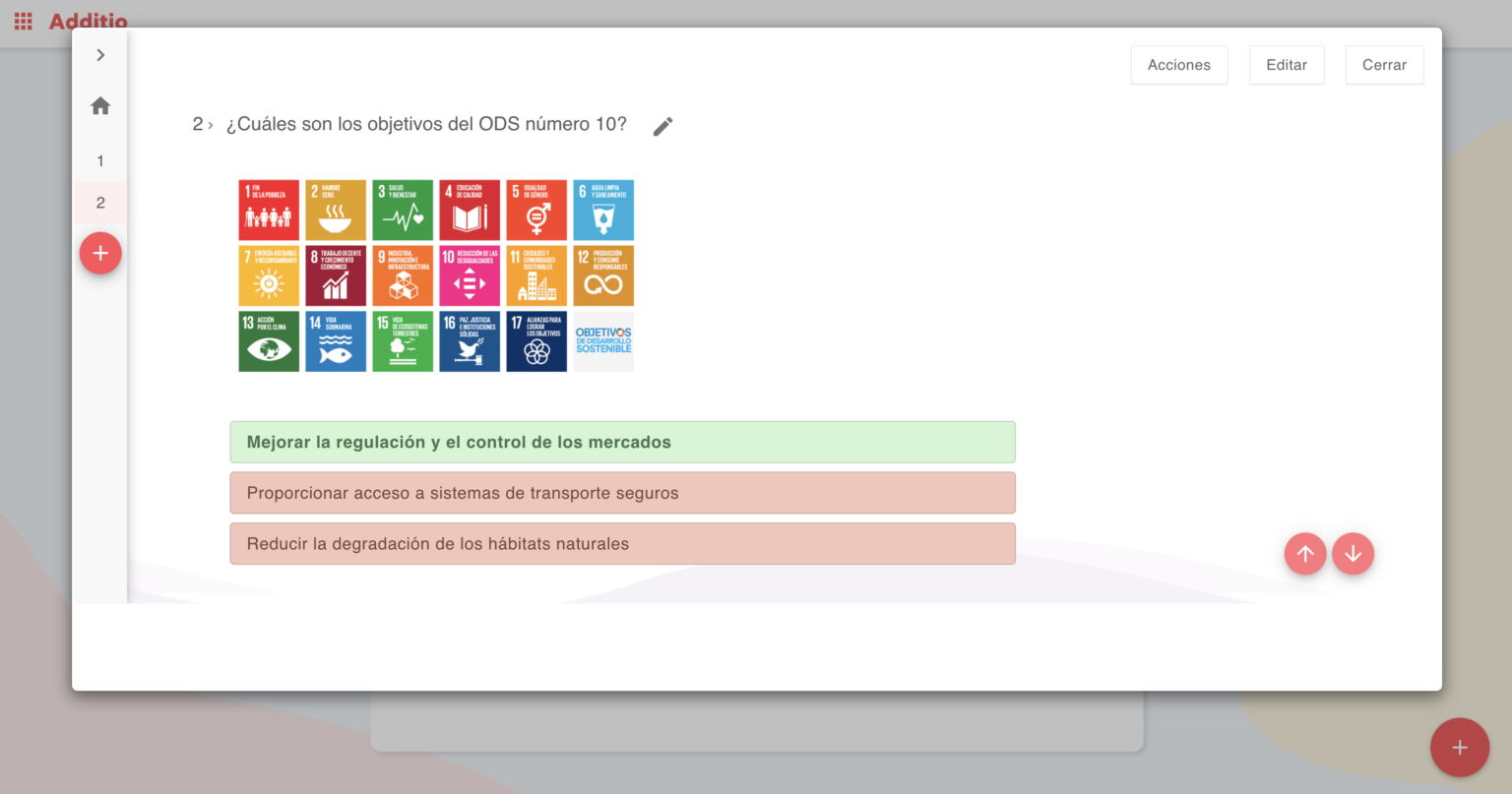 Ideas para trabajar los ODS en clase - Additio App