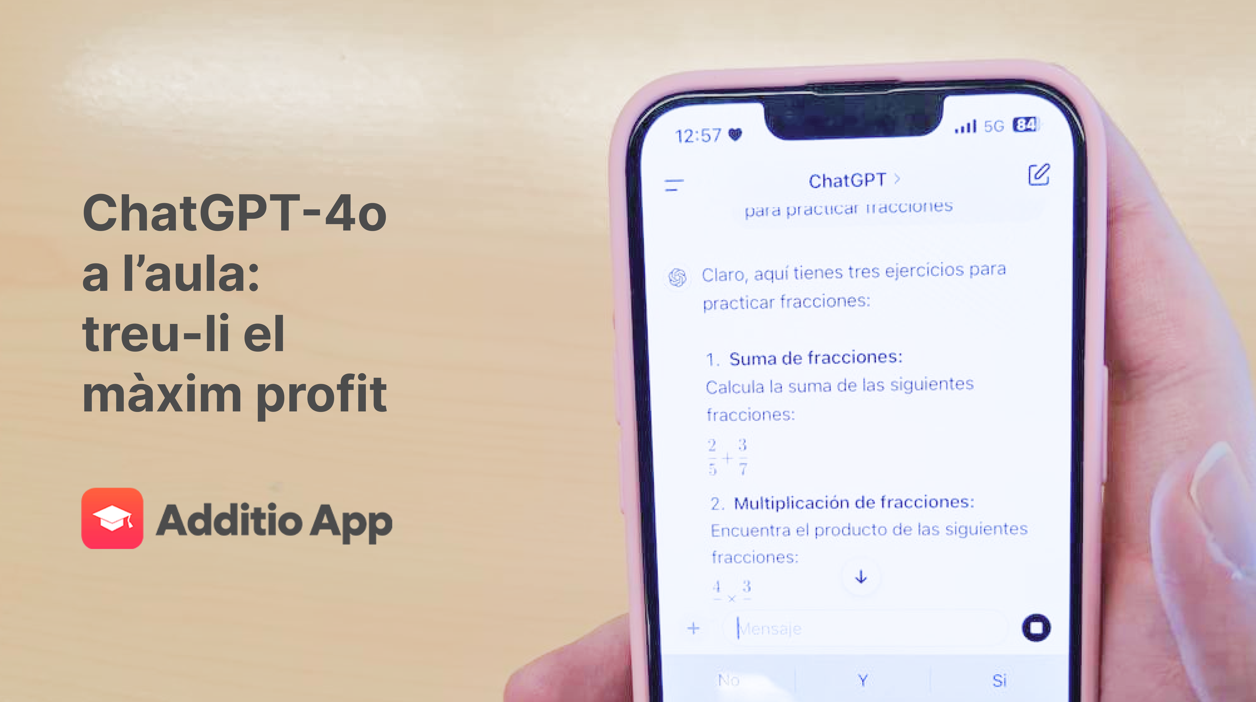 ChatGPT-4o a l'aula: treu-li el màxim partit - Additio App